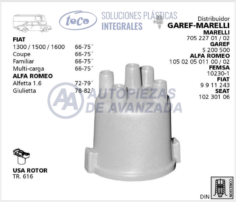 Producto TD916 - Autopiezas de Avanzada