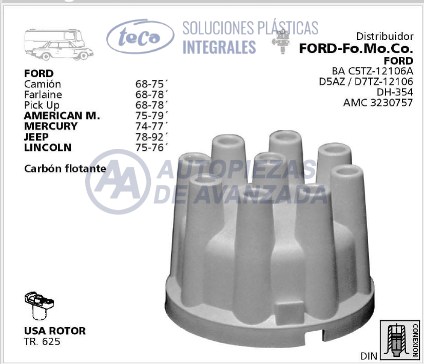 Producto TD925 - Autopiezas de Avanzada