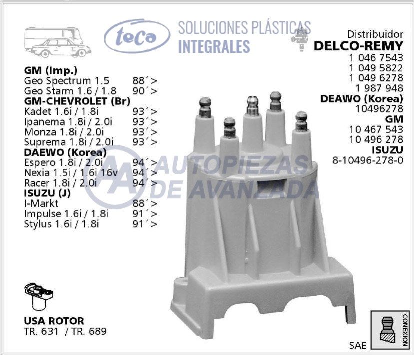 Producto TD931 - Autopiezas de Avanzada