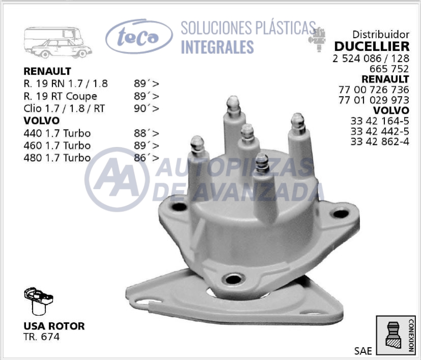 Producto TD974 - Autopiezas de Avanzada