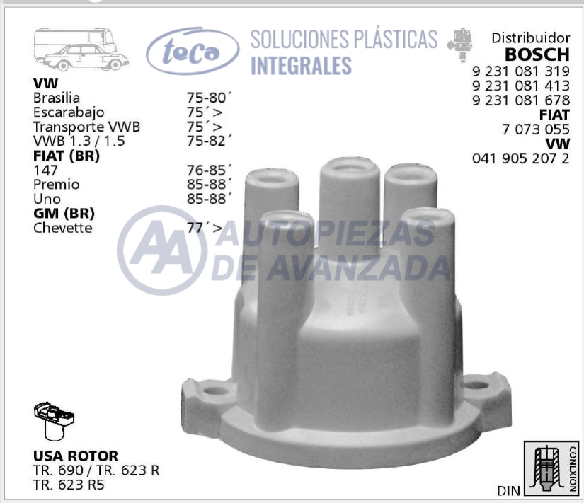 Producto TD992 - Autopiezas de Avanzada