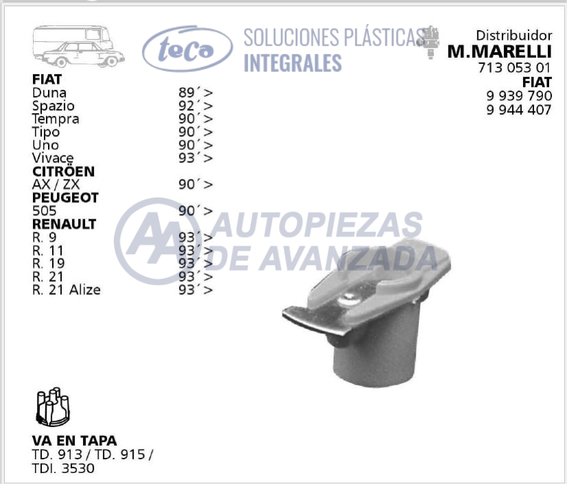 Producto TR613 - Autopiezas de Avanzada